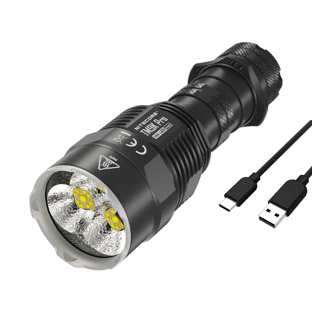 Nitecore TM9K PRO High Output Self-Defense Tactical Flashlight 9,900 Lumens